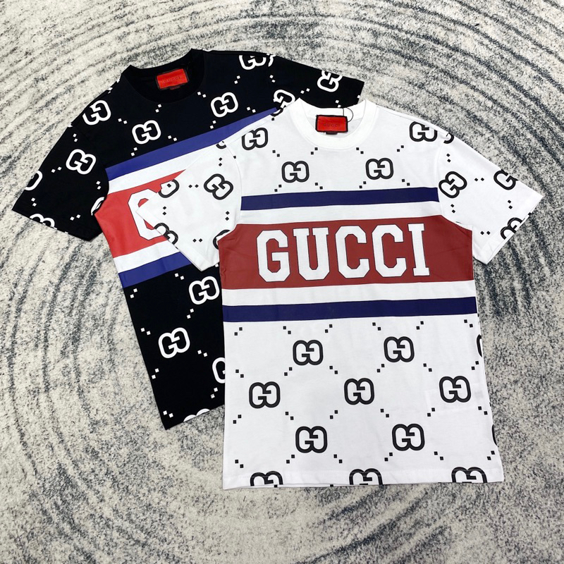 Premium Cotton Men'S And Women'S T-Shirt With The Word GG monogram ...