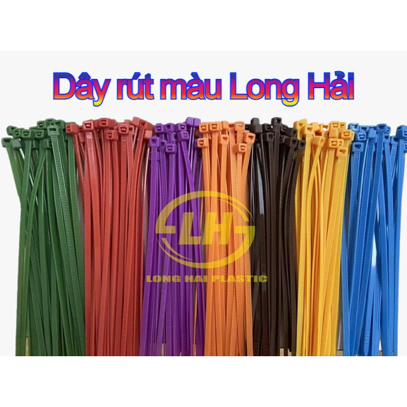 Colored Plastic Drawstrings in 10 Colors Size 4x200mm (2 Inches) 1 pack ...