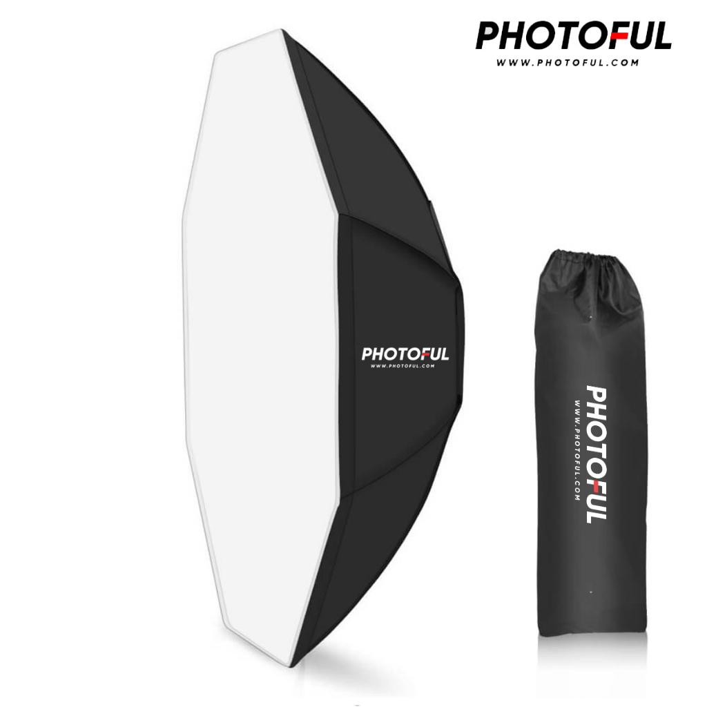 Genuine OCTAGON 95CM PHOTOFUL Octagonal Softbox with light diffuser and ...