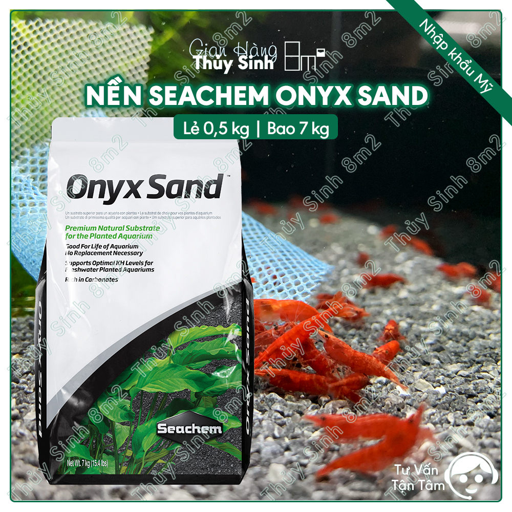 (Odd 500gr) SEACHEM ONYX SAND | Specialized Substrate for Ornamental ...