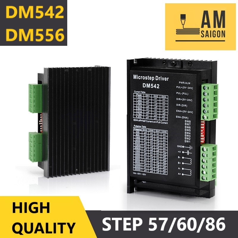 Driver DM542 DM556 high quality 2-phase stepper motor Driver step 57 Nema23 | Shopee Malaysia