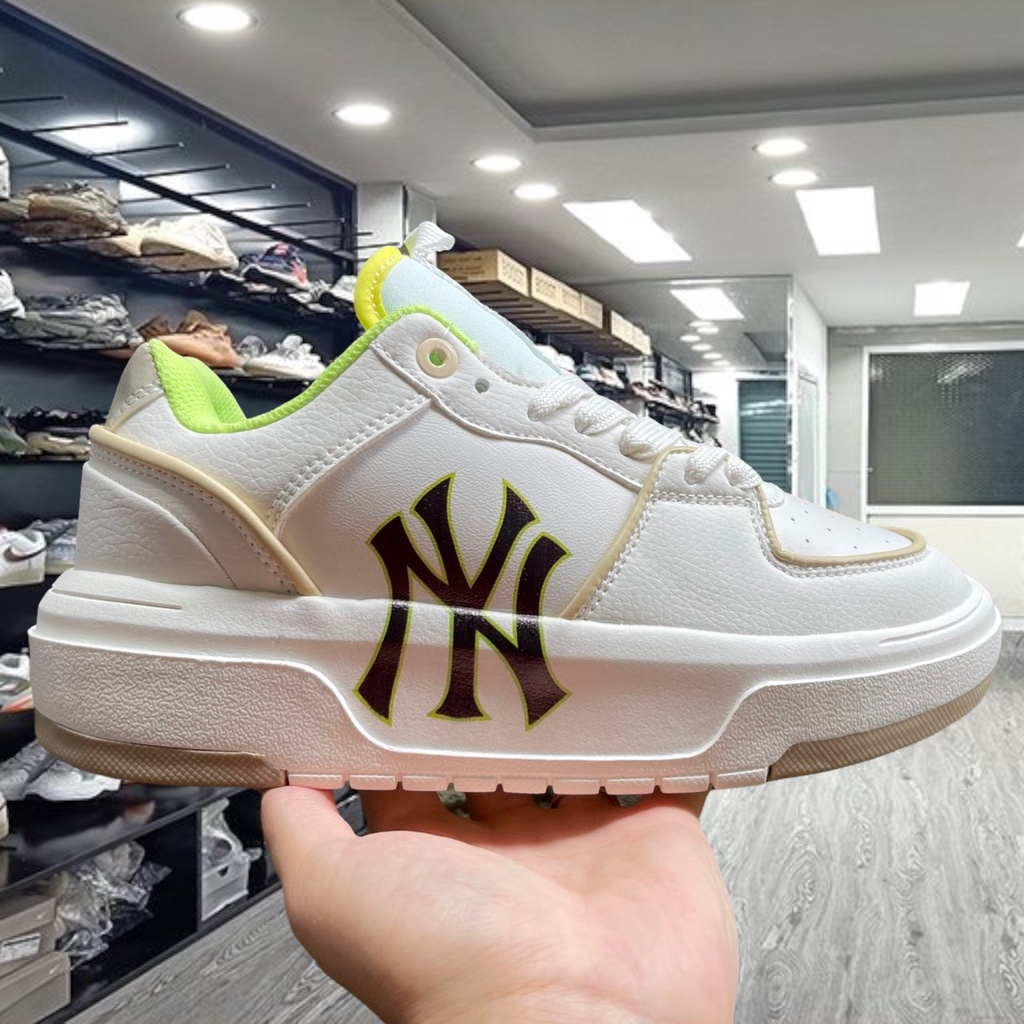 Mlb Chunky Liner Low New York Yankees Beige Sneakers, Beige MLB ...