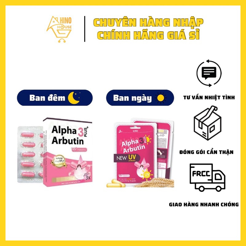 Blister Of 10 Kyra Alpha Arbutin 3 Plus White Powder Tablets Night UV ...