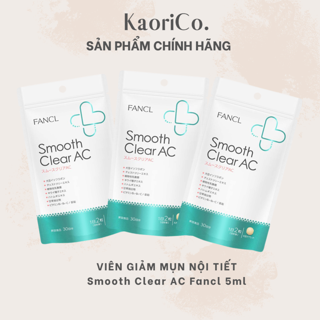 Japanese Smooth Clear AC Fancl Hormonal Acne Reduction Pills (30-day ...