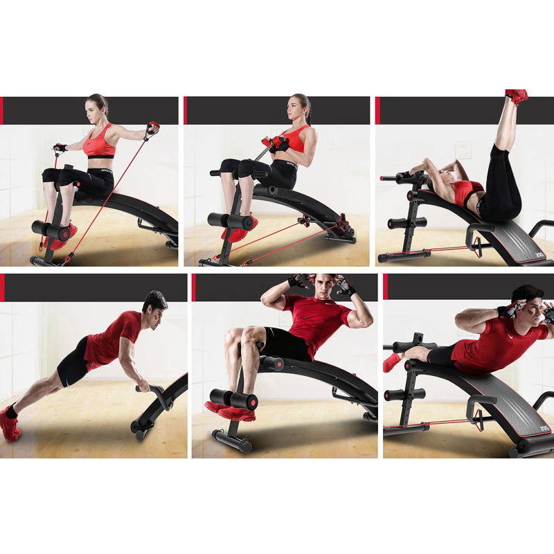 Abdominal training chair, convenient multi-function curved abdominal ...