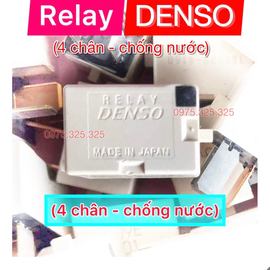 4-pin Relay Denso - White - Waterproof Quality Like Nais Bosch Mitsuba ...