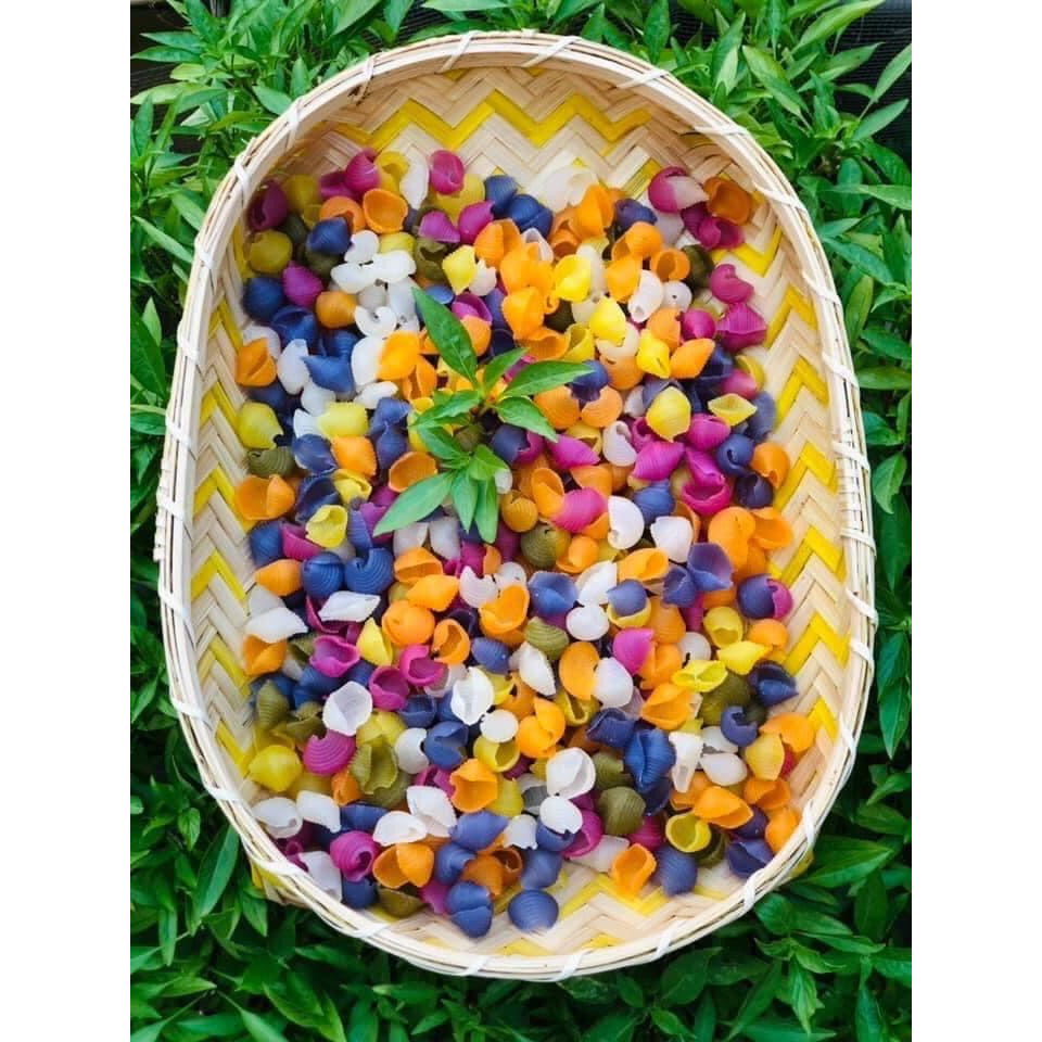 Five-color Rice Noodles Of Short Vegetables / Long / Spiral / Flower ...