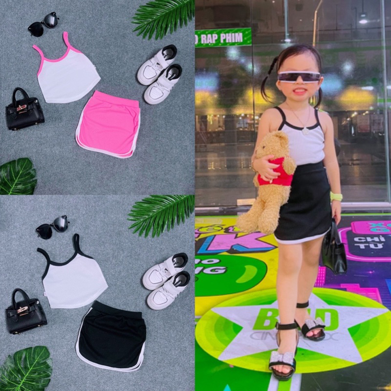 Girl's Body Set 2-Piece Shirt with Skirt Fashionable Dynamic ...