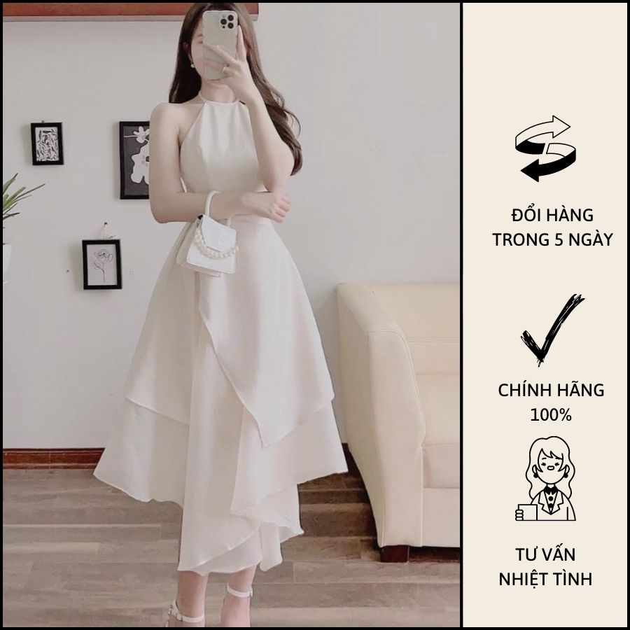 Swing Neck Dress - T0716 Copines | Shopee Malaysia