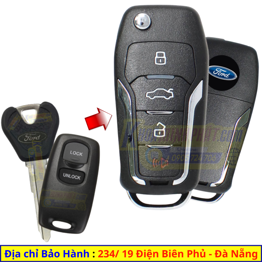 Ford Everest Car Folding remote Key Model V12 | Shopee Malaysia