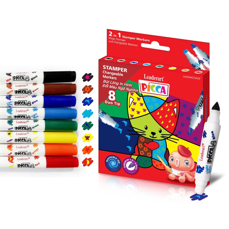 Sharp colored markers with funny color changing prints - wholesale and ...