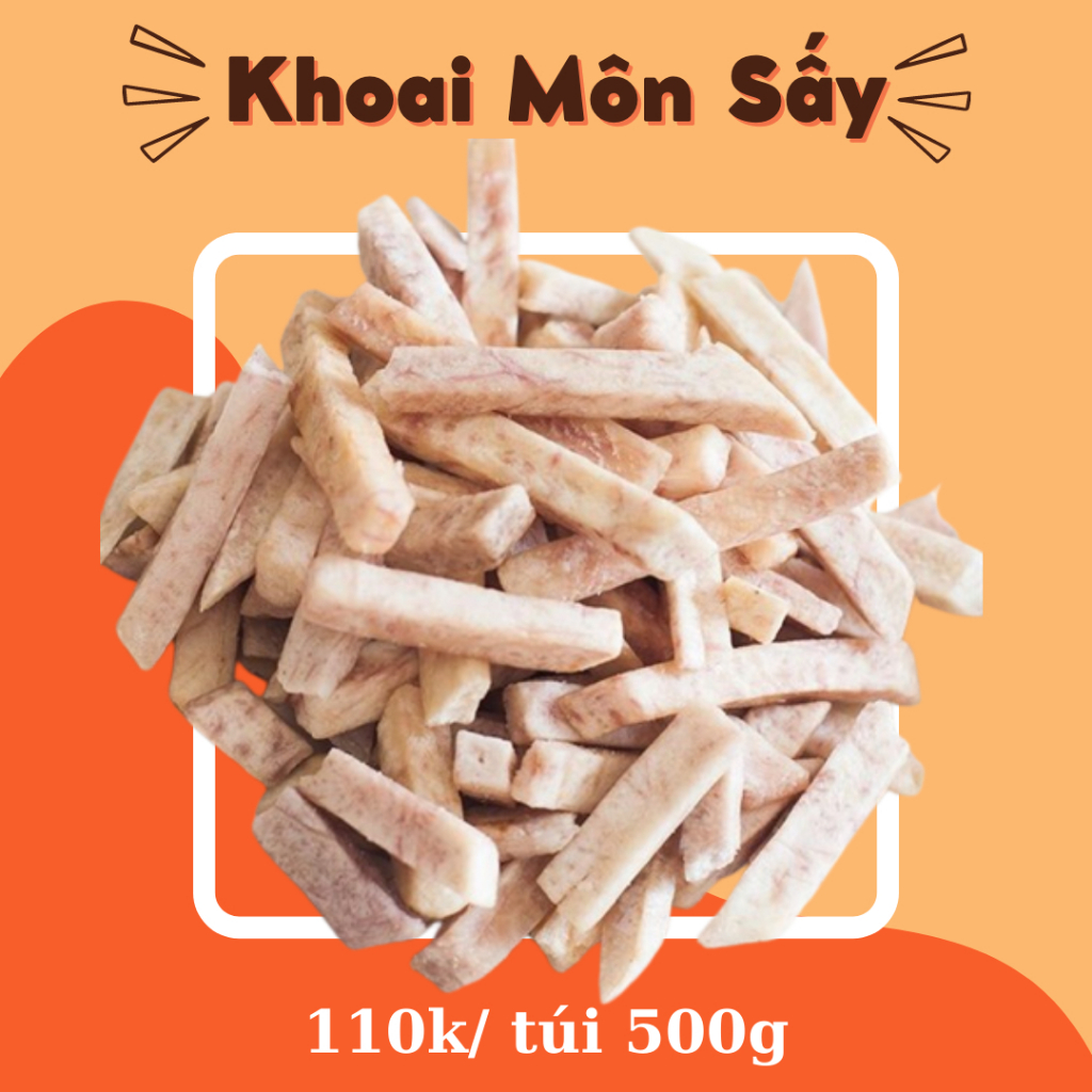 500g Crispy Dried Taro Potato (No Sugar Taro Flavor)- Da Lat ...