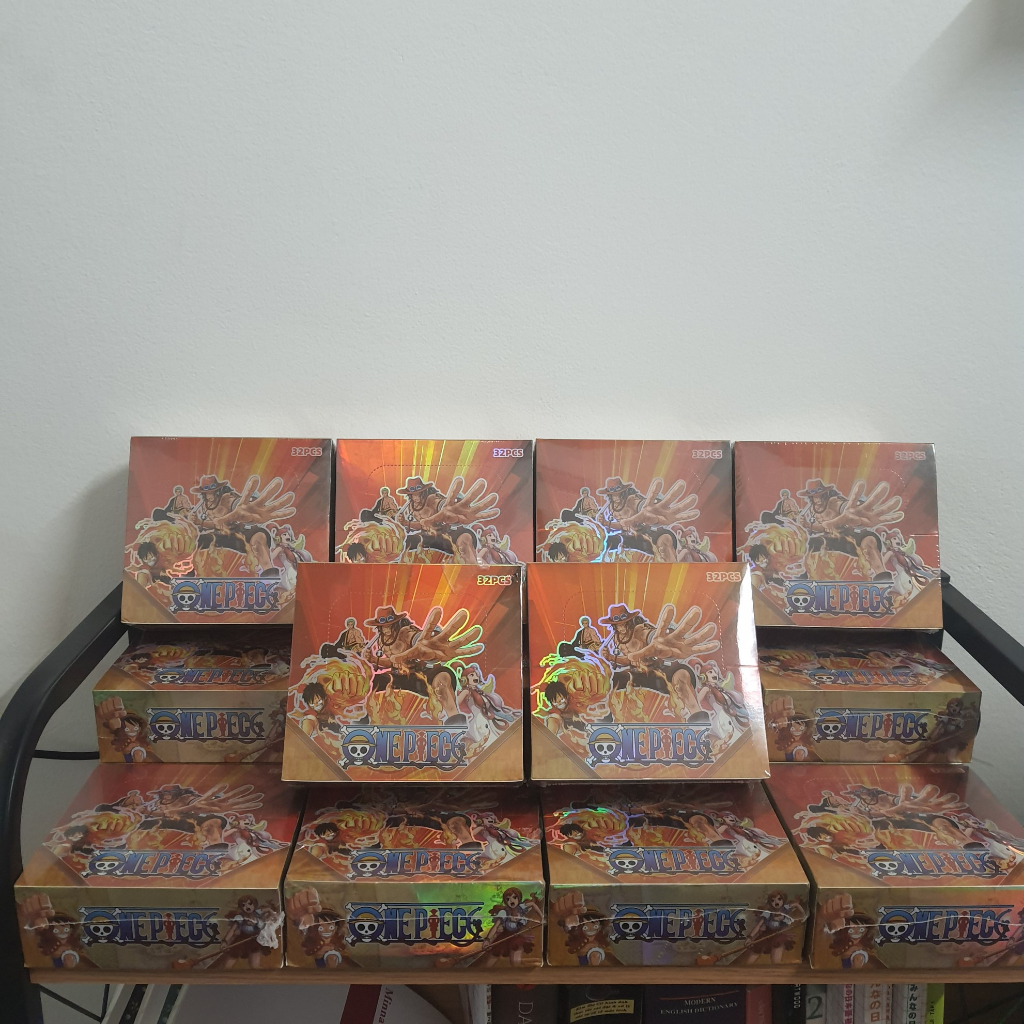 [Full Box] Cheap One Piece The Red Card Set 32 packs 160 Cards - Pirate ...