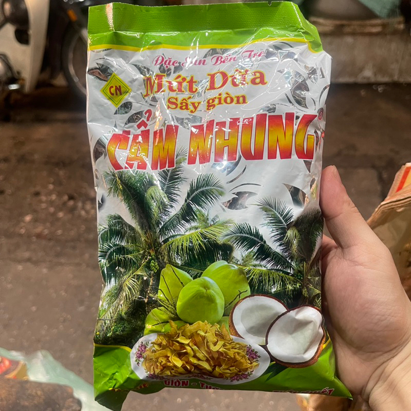DRY COCONUT, Cam Nhung crispy dried COCONUT JAM - 270g pack | Shopee ...