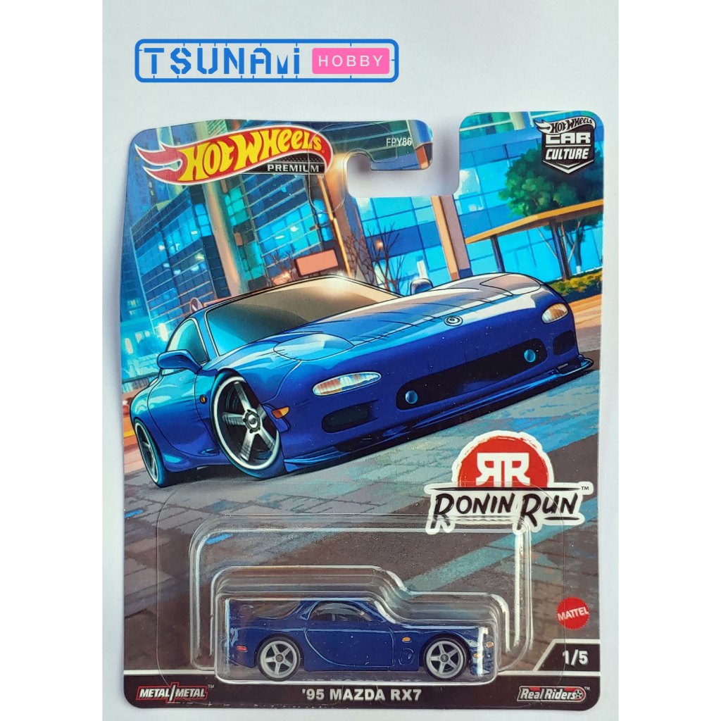 Hot Wheels 95 Mazda RX-7 Ronin Run model car (curved card) | Shopee ...