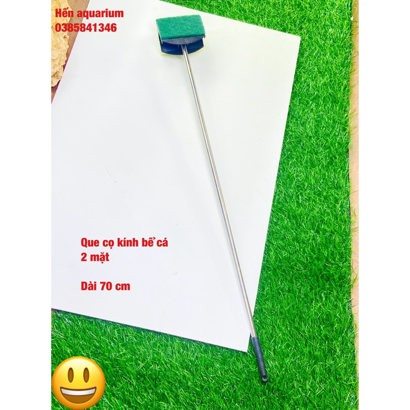 2-function aquarium glass cleaning stick 70 cm long, cleaning stick to ...