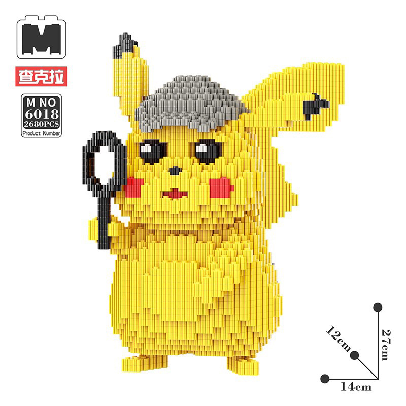 Lego PIKACHU MPIN ASSEMBLY KIT (free hammer) | Shopee Malaysia