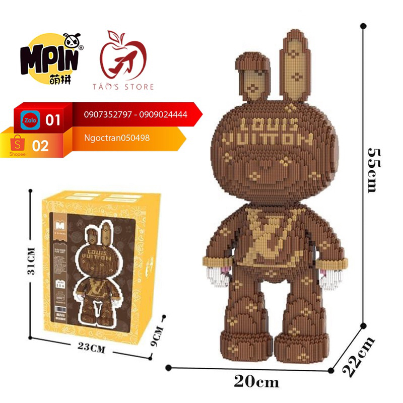 Lego Rabbit LV Mpin size 55cm | Shopee Malaysia