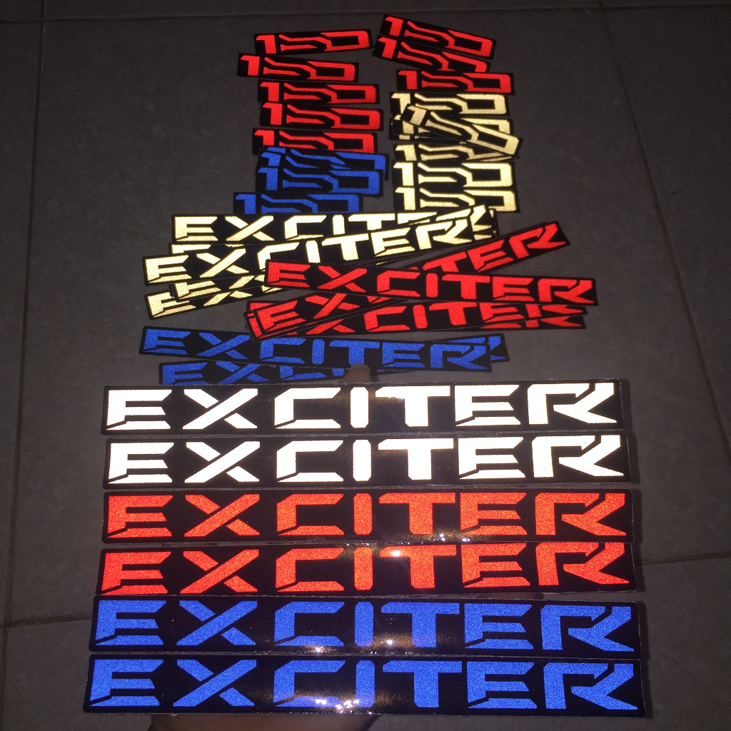 High quality 3M reflective Exciter 150 letter. Waterproof Decal, high ...