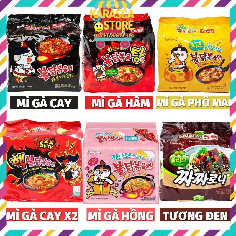 [MULTIPLE Types] Samyang Korean Spicy Chicken Noodles in all flavors ...