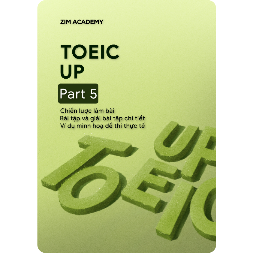 Toeic UP Part 5 Book - TOEIC Reading Part 5 | Shopee Malaysia
