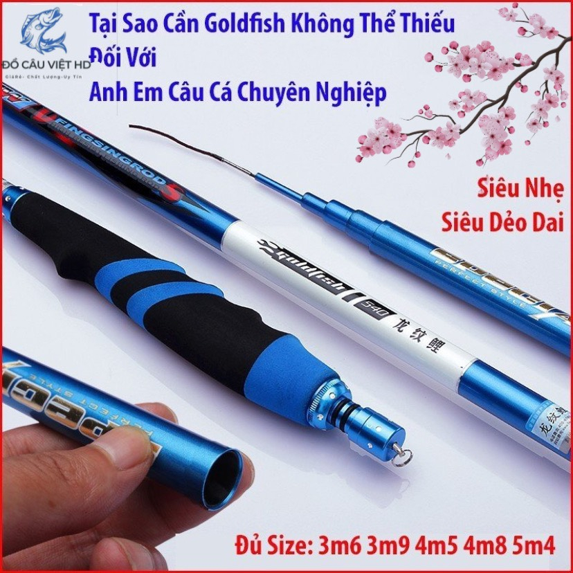 Goldfish 3H carbon hand fishing rod, single fishing rod with extra tip ...