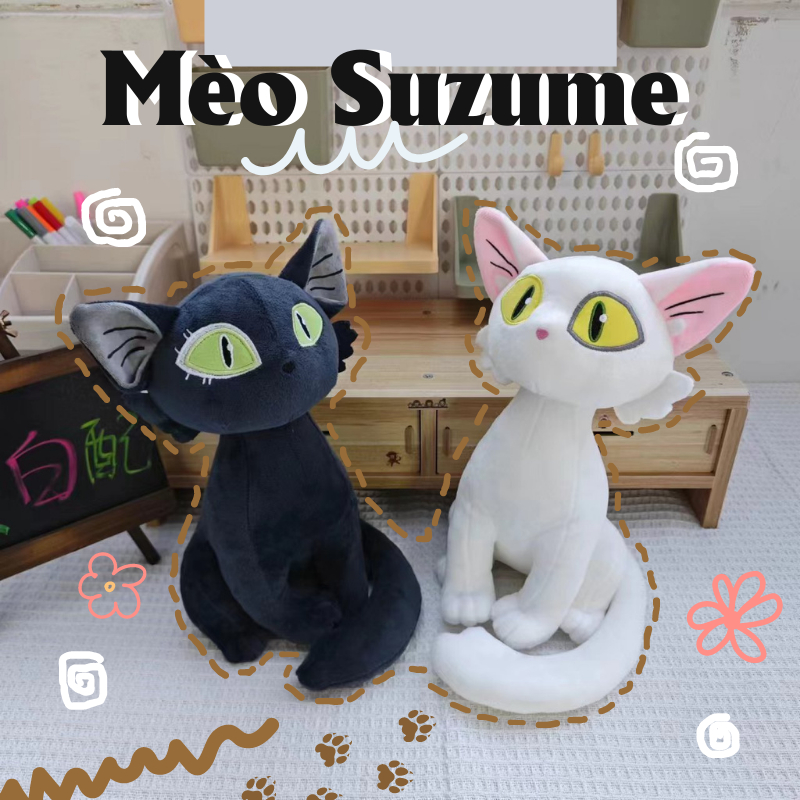 Stuffed Animal Cartoon Character Cat NS3 Suzume no Tojimari Daijin ...