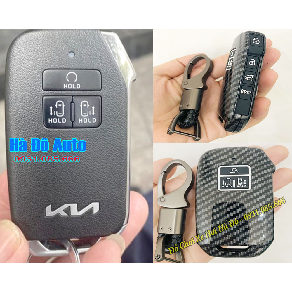 Carnival 2022 2023 Carbon Key Cover - Kia Carnival 2022 2023 Key Cover ...