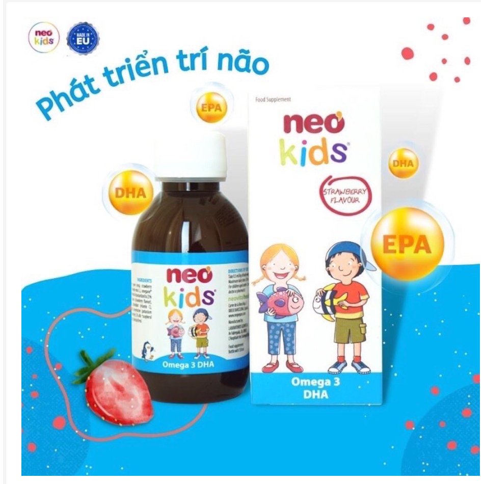 Neo kids - Omega 3, DHA for infants. Helps develop the brain. Enhance ...