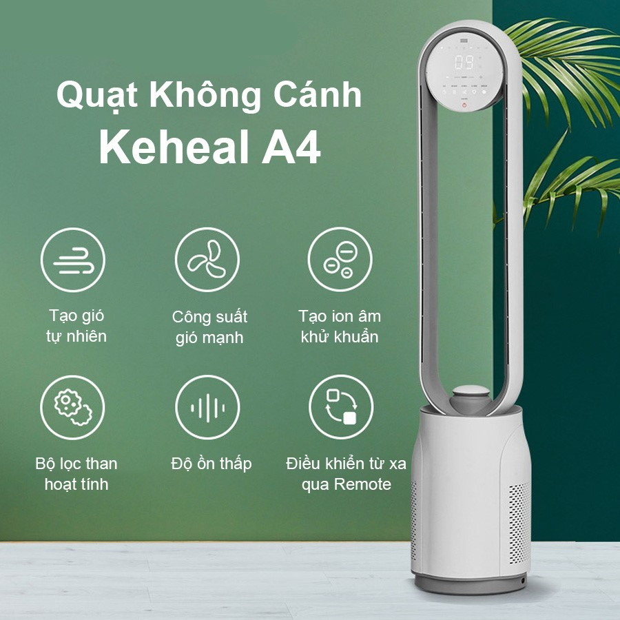 Xiaomi KEHEAL A4 Ion Wingless Fan | Shopee Malaysia