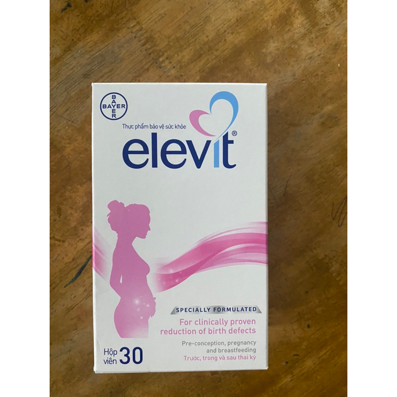 Elevit box of 30 essential nutritional supplements - vitamins before ...