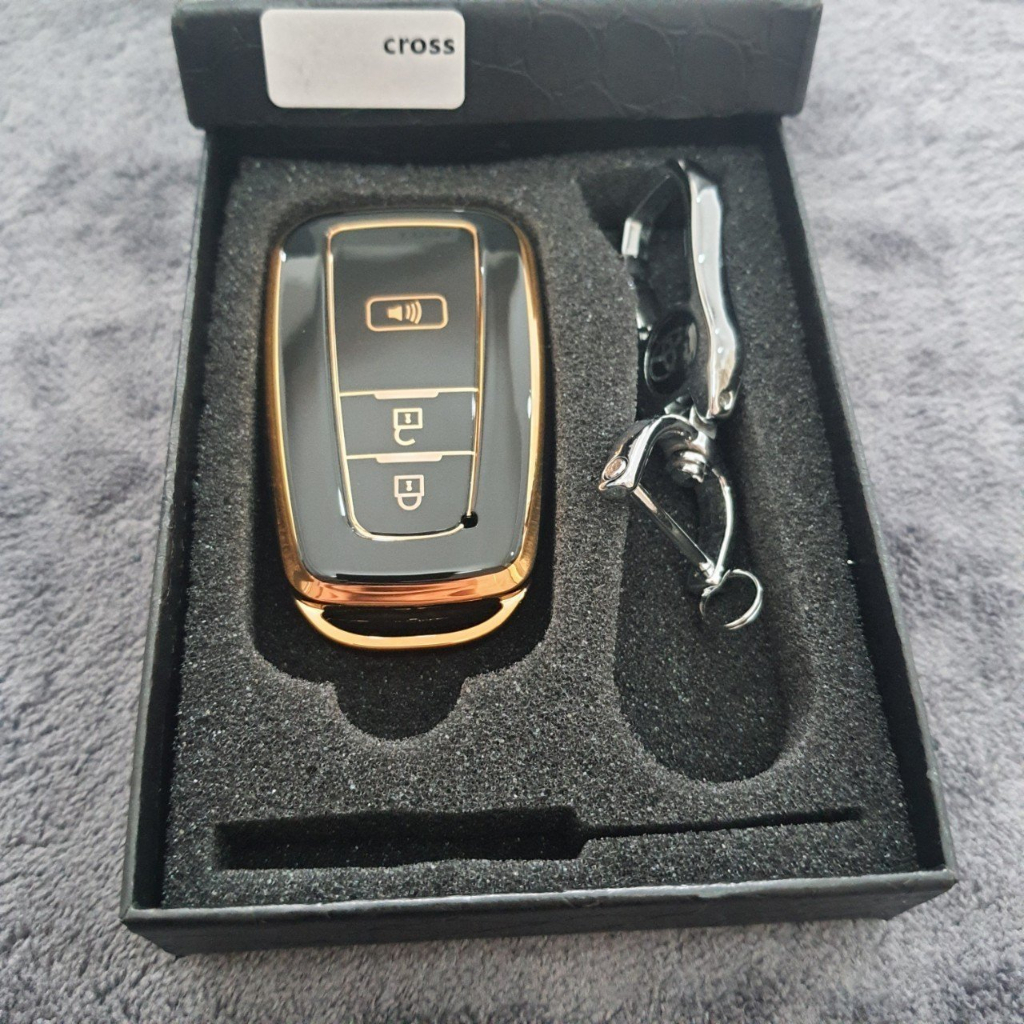 Cross,leather case (case) for toyota cross 2020 to 2024 key | Shopee ...