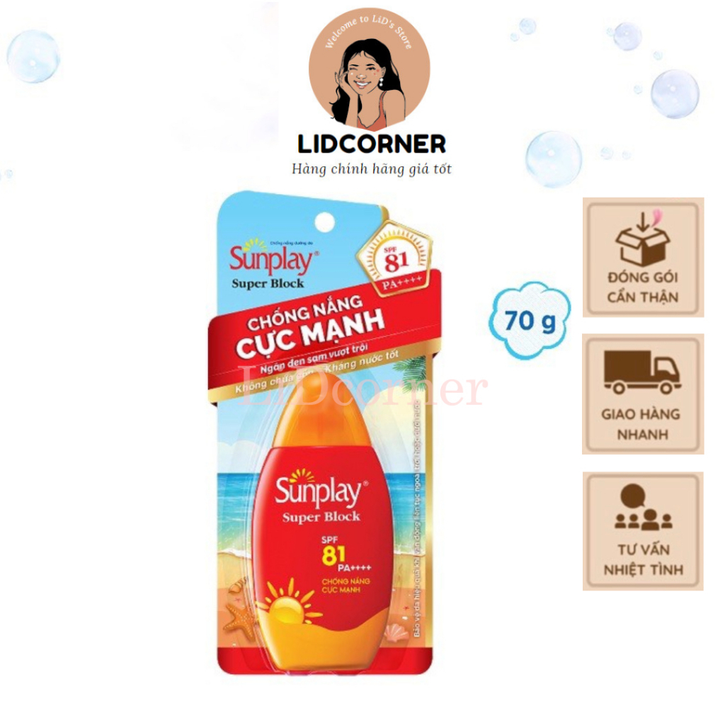 Sunplay Super Block SPF 81, PA++++ 70g | Shopee Malaysia