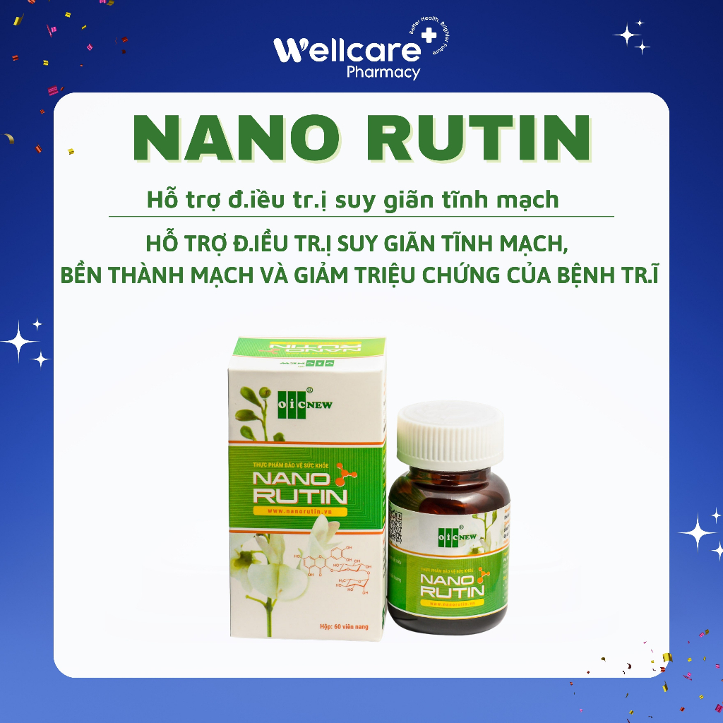 Nano RUTIN pills [Genuine] - Supports varicose veins, reduces ...