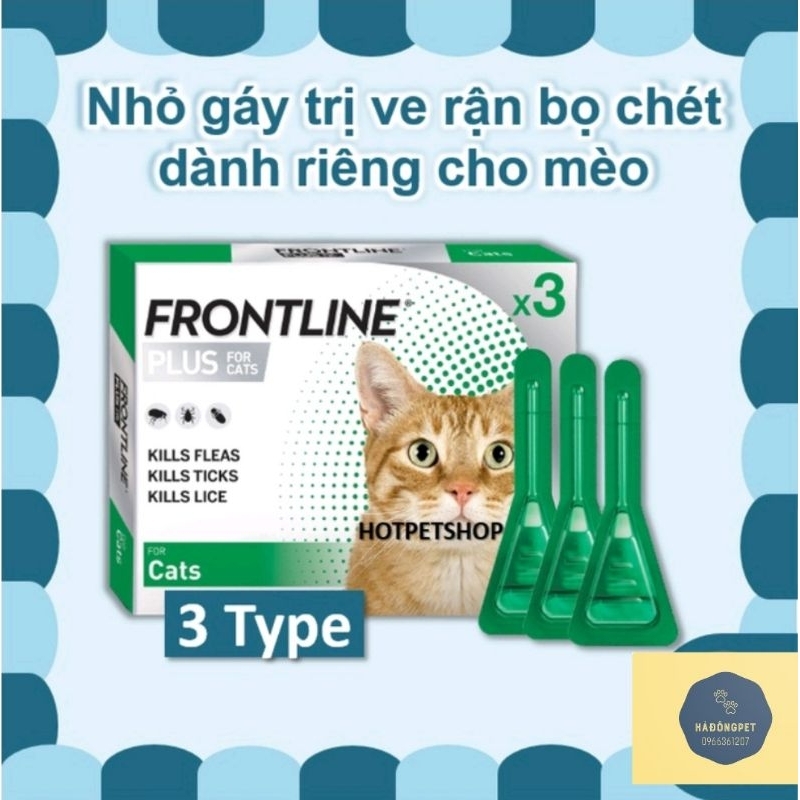 Frontline Cat nape drops - effectively removes lice and fleas on cats ...