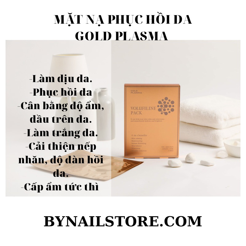 [Gold Plasma] Korean premium Volufiline recovery mask (1 mask) | Shopee ...