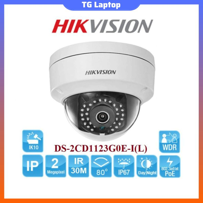 Genuine Hikvision DS-2CD1123G0E-I(L) 2mp Dome IP Camera | Shopee Malaysia