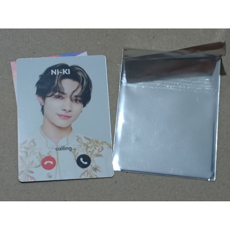 Enhypen Niki moshi official card Has Not Scanned Genuine photocard Code ...