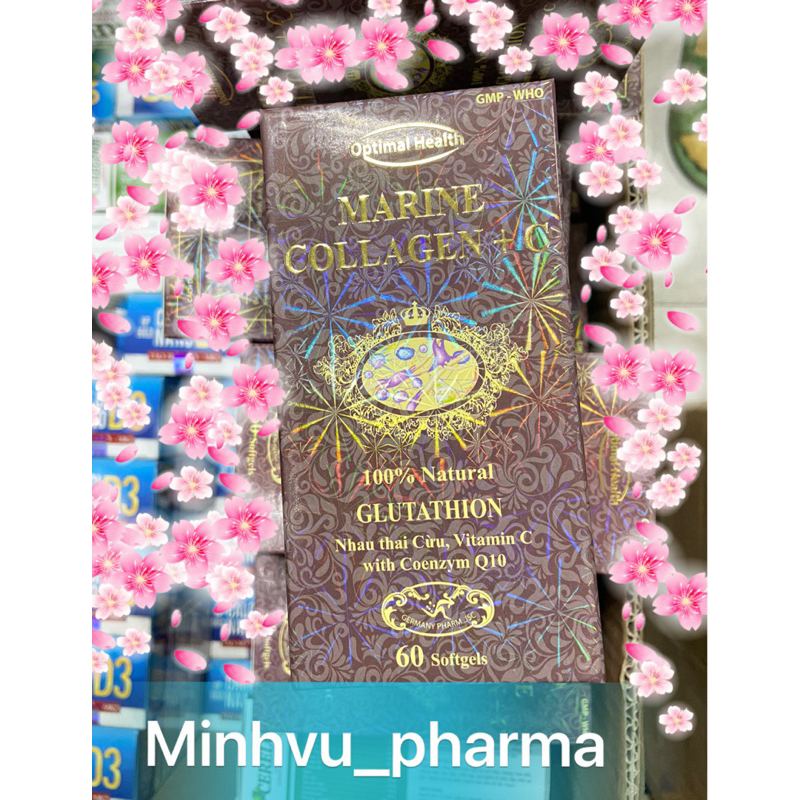 Marine Collagen +C Glutathione skin beauty pills (Bottle of 60 pills ...