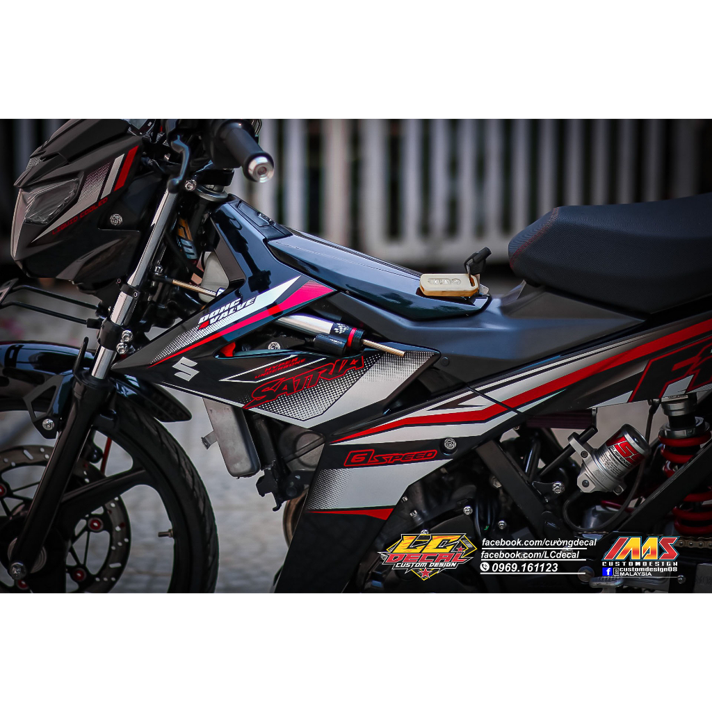 Satria F150 Premium UV Stamp. Absolute Sharpness, Technical Frame ...