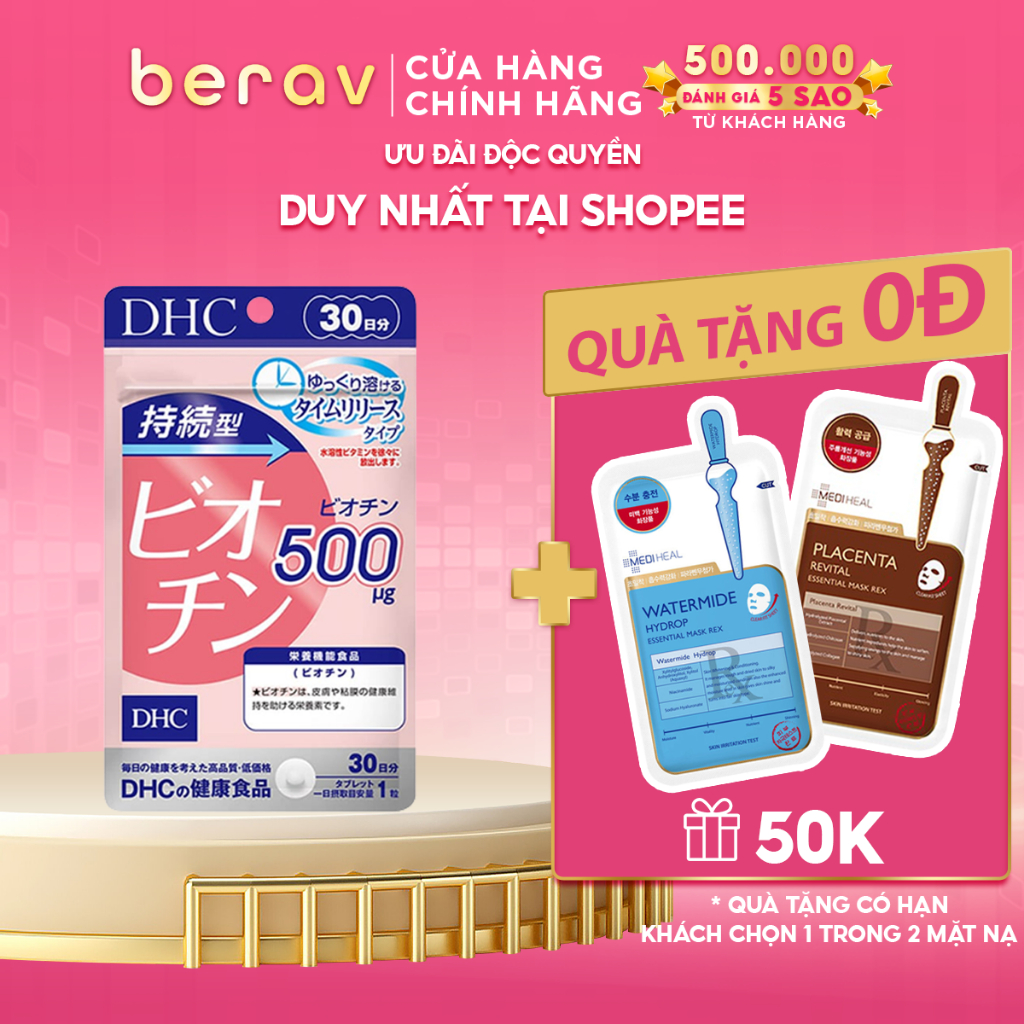 Dhc Biotin Hair Loss Sustained Release Biotin 30 Days (30v / Pack ...