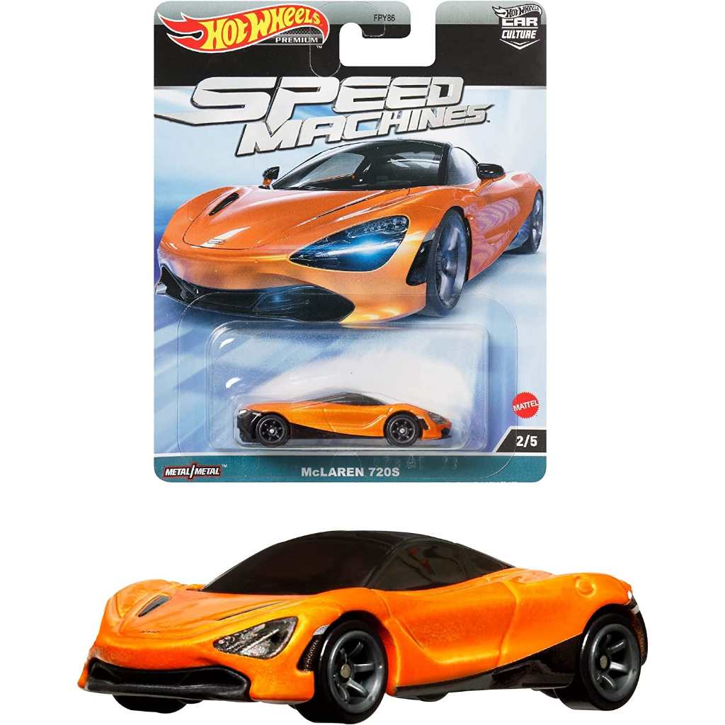 (Premium SM Wheels) Hot Wheels 1/64 McLaren 720S Car Culture Speed ...