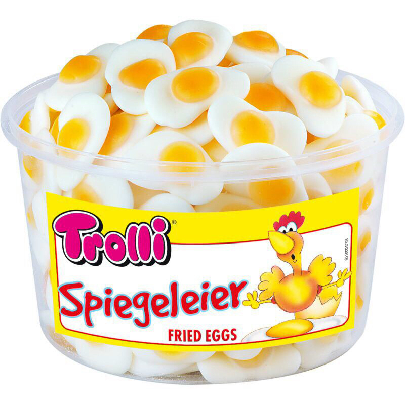 Trolli Spiegleier - German Egg Ash Marshmallows Box Of 1.2kg (About 140 ...