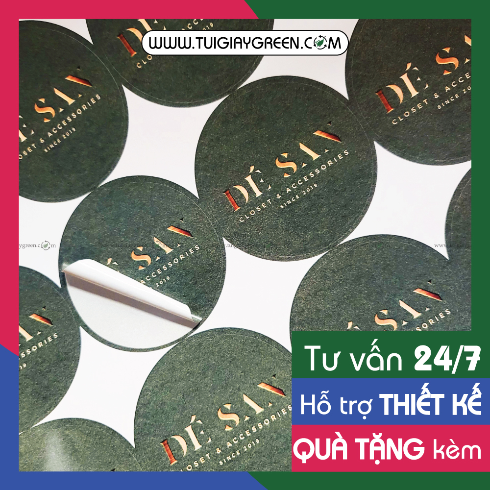 Print PAPER labels as required, round (square) size 7 x 7 cm - (COMBO ...