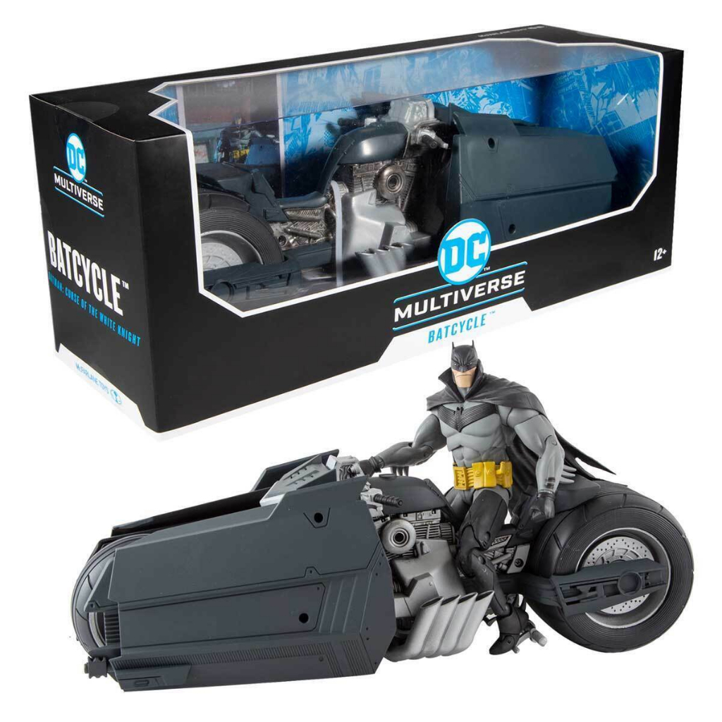 Batcycle WHITE KNIGHT - Genuine MCFARLANE Model | Shopee Malaysia