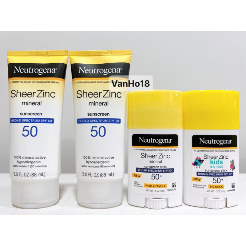 Sunscreen cream/wax for oily and acne-prone skin + VitE Neutrogena ...