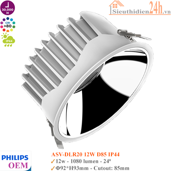OEM [Oemops] Genuine PHILIPS PHILIPS LED Ceiling Light, CRI>90,IP44 ...