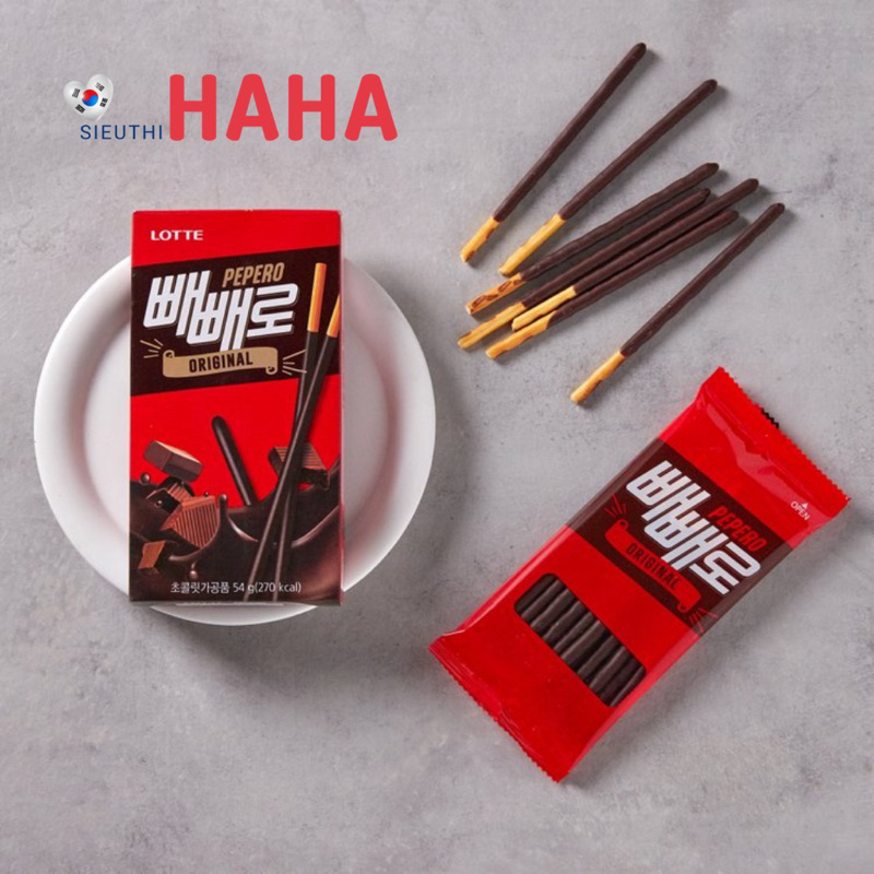 Korean Pepero Stick Cake Traditional LOTTE ORIGINAL [ ː] ≥ 54G | Shopee ...