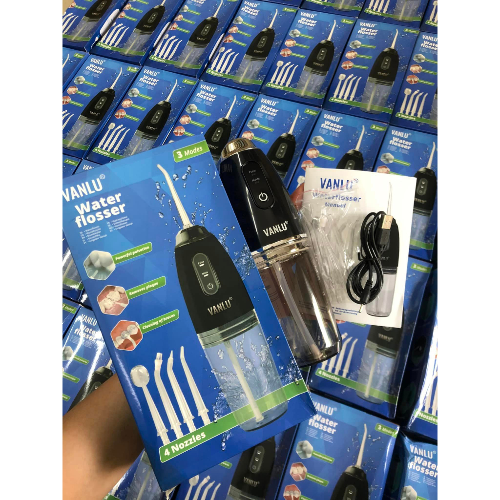 Vanlu Water Floss With 4 Heads | Shopee Malaysia