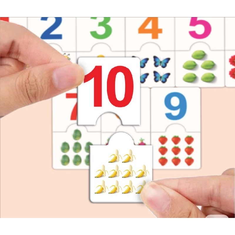 Smart Matching Material Set (1-20) Thick Waterproof Cardboard | Shopee ...